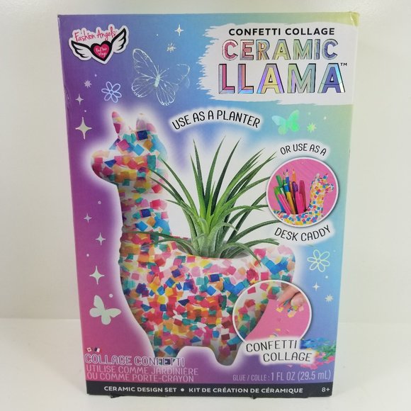 Fashion Angels Eterprises | Toys | Ceramic Llama Confetti Collage ...